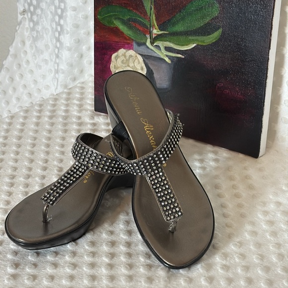 Athena Alexander | Shoes | Athena Alexander Elegant Black Rhinestone ...